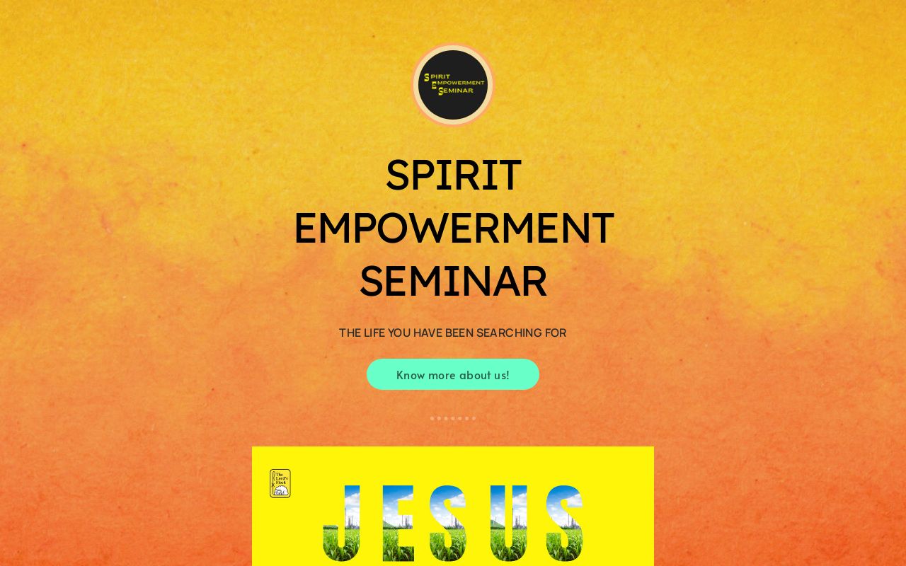 Spirit Empowerment Seminar